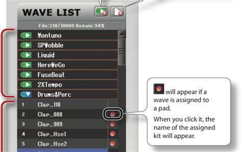 Spd Sx Imported Wav File Has A Red Dot Next To It When Viewing In The