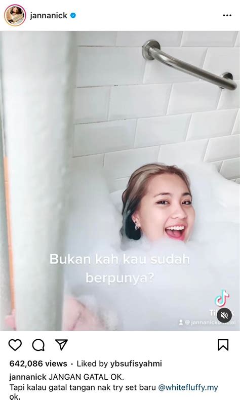 Video Janna Nick Called Out For Posing Half Naked In Bubble Bath