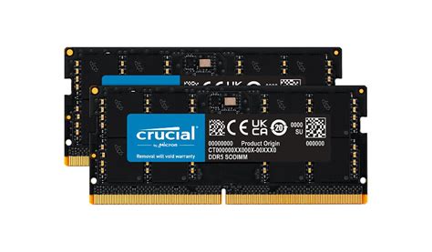 Crucial Ddr5 Kit 96 Gb 2 X 48 Gb So Dimm 262 Pin 5600 Mhz