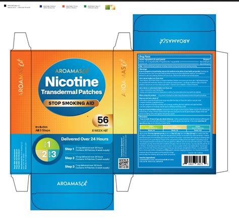 Aroamas Cot Nicotine Transdermal Patches Kit Details From The Fda Via