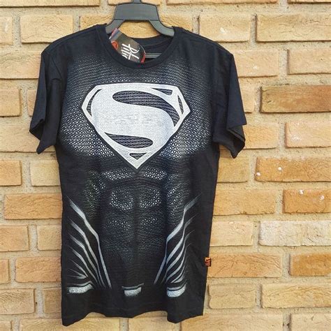 Camiseta Preta Superman Tam Piticas Nova Roupa Infantil Para Menino Piticas Nunca