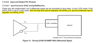 LMK04828 Why SYNC Output Of LMK04828B To LMX2594 Are Not Stable During Every Power Up Clock