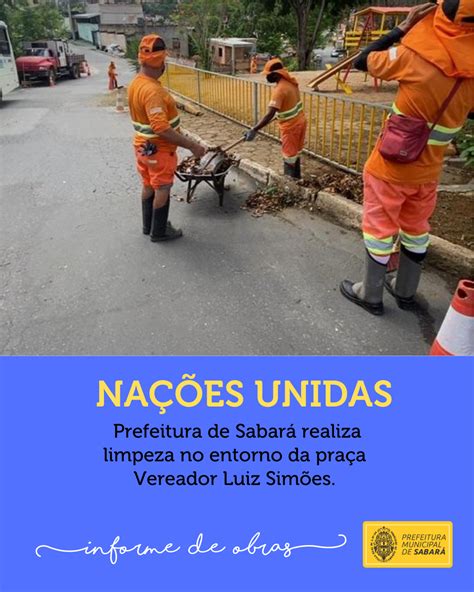 Programa “sabarÁ Mais Viva” Melhorias Realizadas Na Cidade