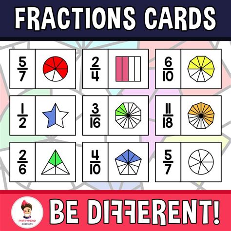 Fraction Cards Printable
