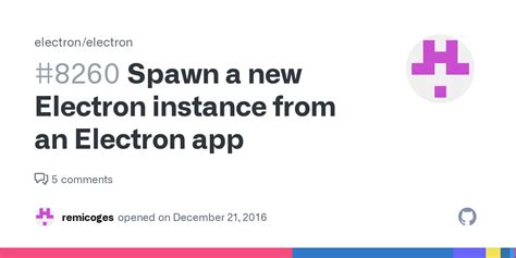 Spawn A New Electron Instance From An Electron App · Issue 8260