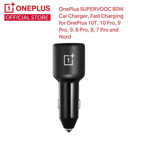 OnePlus SUPERVOOC W Car Charger Dual Fast Charging For OnePlus T Pro And Nord