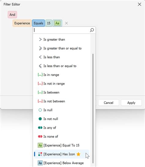 Conditional Formatting Filters Winforms Controls Devexpress Documentation