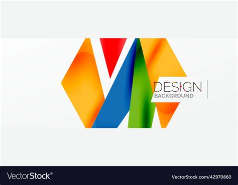 Background Color Abstract Overlapping Lines Vector Image