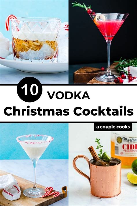 Top 10 Vodka Christmas Cocktails Recipe Christmas Cocktails Vodka