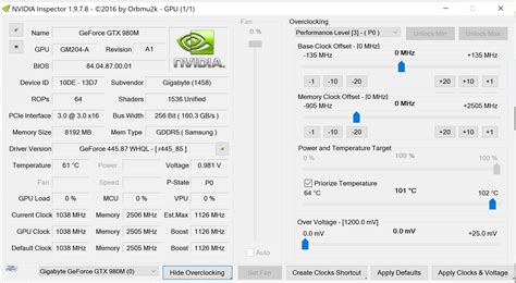 Nvidia Maxwell Vbios Mods M Series Overclocking Versions General Notebook Discussions