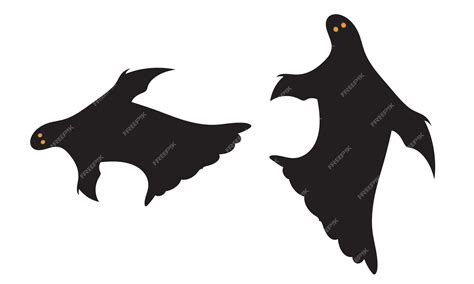 Premium Vector Cute Halloween Sheet Ghosts Vector Illustration Set