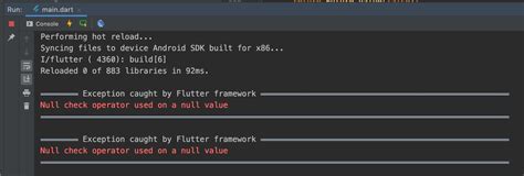 Not Able To See Full Error In Console Issue Flutter Flutter