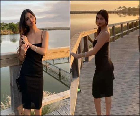 शाहरुख खान की लाड़ली सुहाना खान ने शेयर कीं ब्लैक बॉडीकॉन ड्रेस में