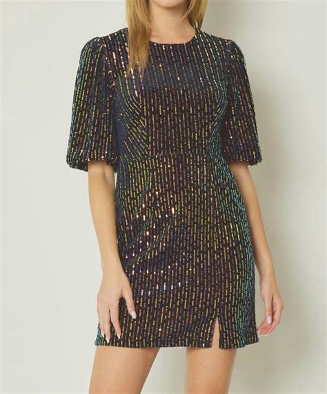 Entro Sequin Bubble Dress The Clymb