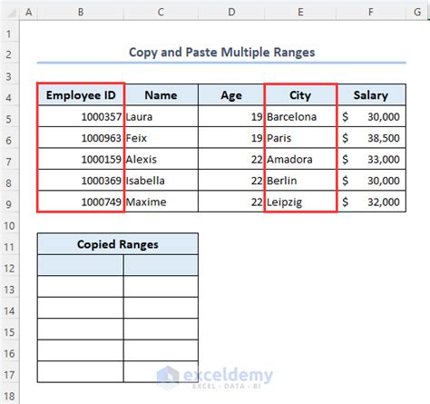 How To Copy And Paste In Excel Using Vba Methods Exceldemy