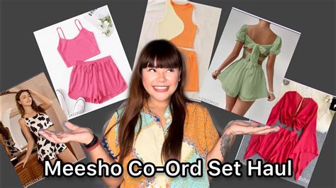 Meesho Co Ord Set Haul Under 500₹ 💁🏻‍♀️ Youtube