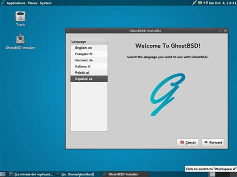 Disponible GhostBSD Con Escritorio MATE La Mirada Del Replicante