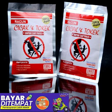 Racun Cicak Dan Tokek Mati Kering Tidak Bau Siap Pakai Lazada Indonesia