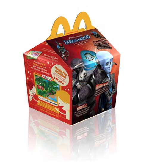 Megamind Happy Meal Packaging And Point Of Purchase By Daron Mitchell