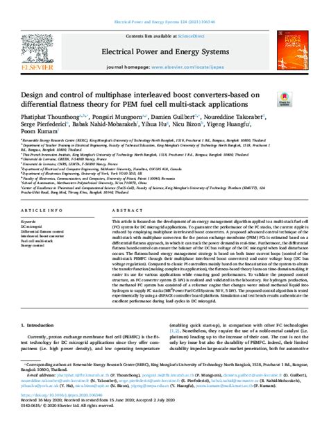 Pdf Design And Control Of Multiphase Interleaved Boost Converters