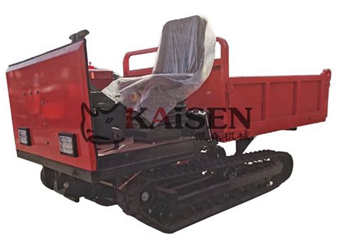 Ton Crawler Dumper All Terrain Crawler Carrier Rubber Track Dump Mini Loader Dumper Kaisen