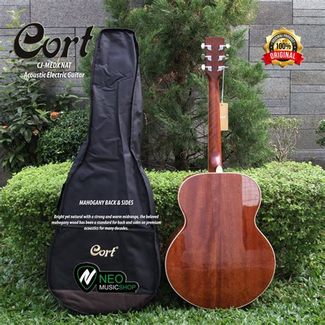 Cort CJ MEDX NAT Jumbo-sized Acoustic Electric Guitar – Neo Music