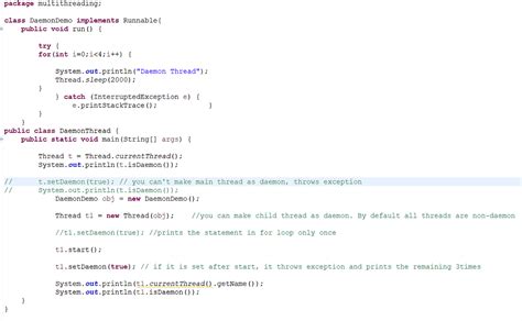 Daemon Thread In Java What Is A Daemon Thread By Mahitha Rajendra