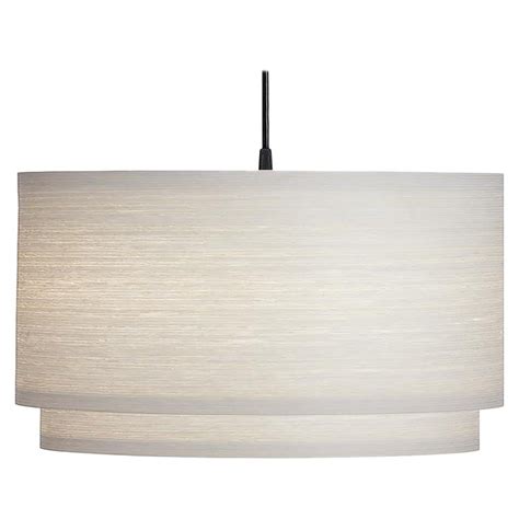Mid Century Modern White Wood 30 Drum Pendant For Sale At 1stdibs