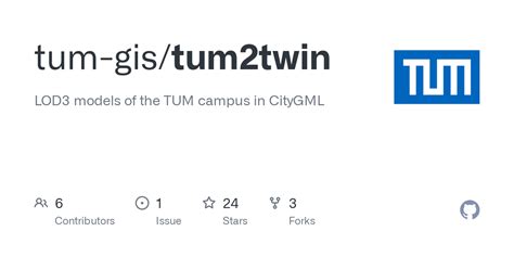 GitHub Tum Gis Tum2twin LOD3 Models Of The TUM Campus In CityGML