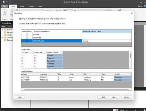 re how to create a map with longitude anda latitu microsoft