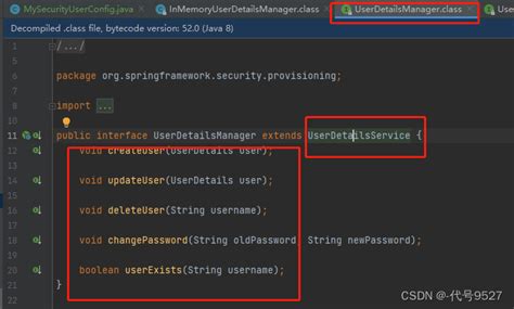 SpringSecurity五UserDetails接口和UserDetailsService接口原理流程 CSDN博客