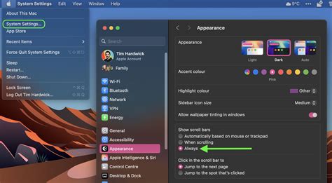 How To Make Scroll Bars Always Visible In MacOS MacRumors