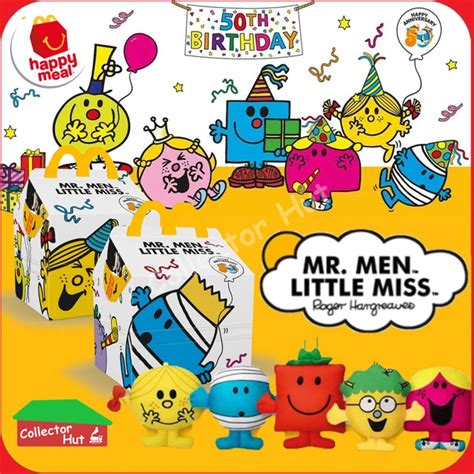 Mcdonalds Happy Meal Toy 1999 Mr Men Little Plush Uk Cuddly Single Toys