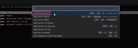 format document · issue 2251 · ironmansoftware powershell universal