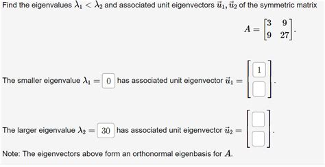 Solved Find The Eigenvalues λ1