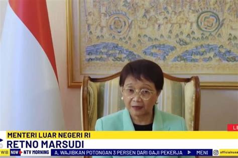 Bahas Konflik Palestina Israel Menlu Retno Desak Negara Eropa Dukung