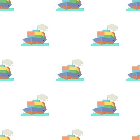 Premium Vector Ship Pattern Seamless Background Texture Repeat Wallpaper Geometric Vector