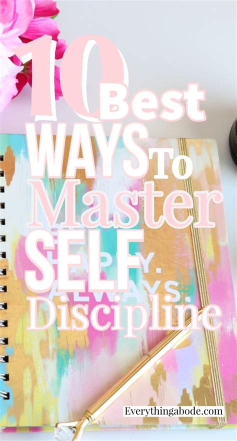 10 Brilliant Ways To Master Your Self Discipline Artofit