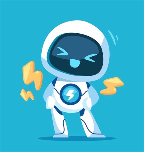 Premium Vector Cute Robot Icon