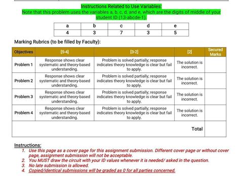 Solved Instructions Related To Use Variables Note That This Chegg