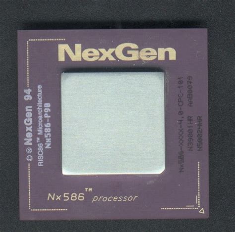 Nexgen Cpu Fpu Markings
