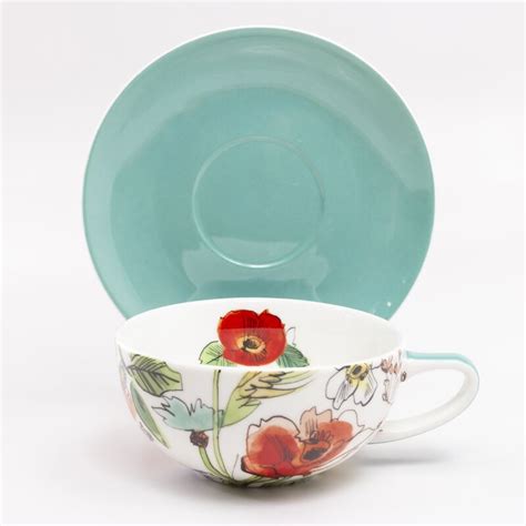 Graces Tea Ware Buzz Latte Cappuccino Cup And Saucer And Reviews Wayfair