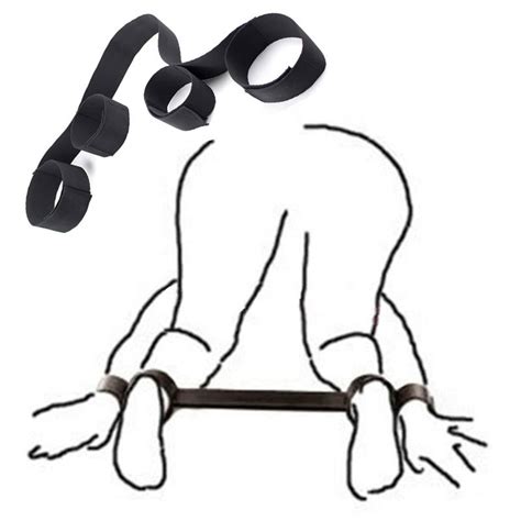 Sex Slave Bondage Handcuff Ankle Cuffs Restraints Couples Nylon Bdsm Straps Fetish Bondage For