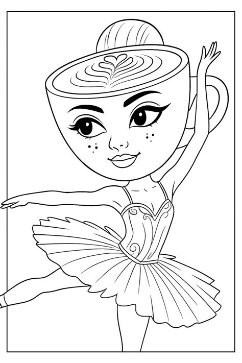 ☕ 이탈리안 브레인롯 색칠공부 시리즈 발레리나 카푸치나의 하루 네이버 블로그