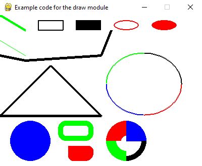 Pygame Draw Pygame V2 0 3 Documentation
