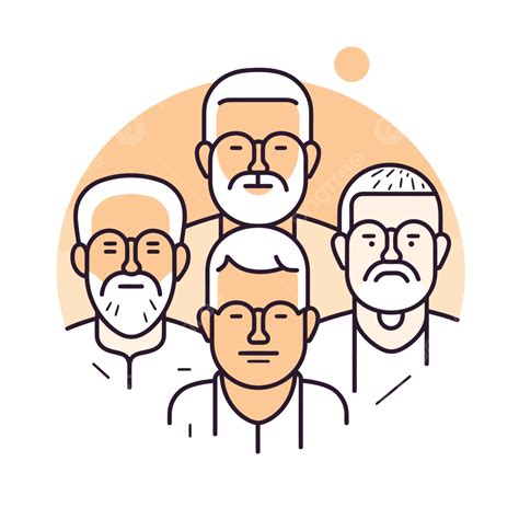 대머리와 수염 난 남자 벡터 연상 직계 아이콘 평면 아이콘 Png 일러스트 및 벡터 에 대한 무료 다운로드 Pngtree