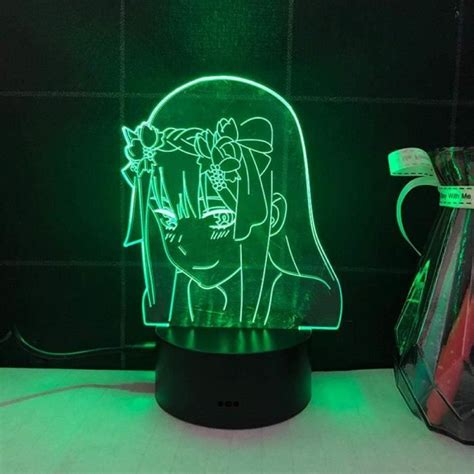Lampe Illusion D Veilleuse Led Avec Effigie De Zéro Caractères Et Deux Personnages De Manga
