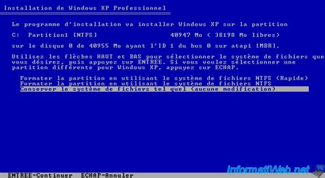 Install Windows Xp Next To Your Data Without Formatting The Partition Beforehand Windows