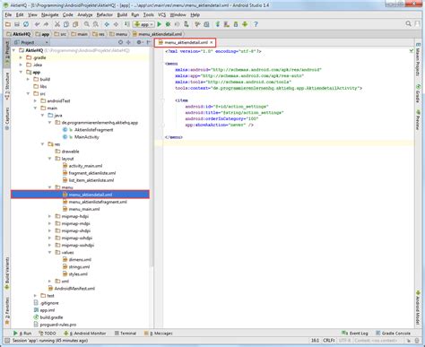 Android Tutorial Activities Und Intents In Android