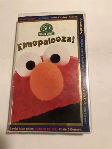 Sesame Street Elmopalooza Vhs 1998 Clamshell 1054 Picclick Au